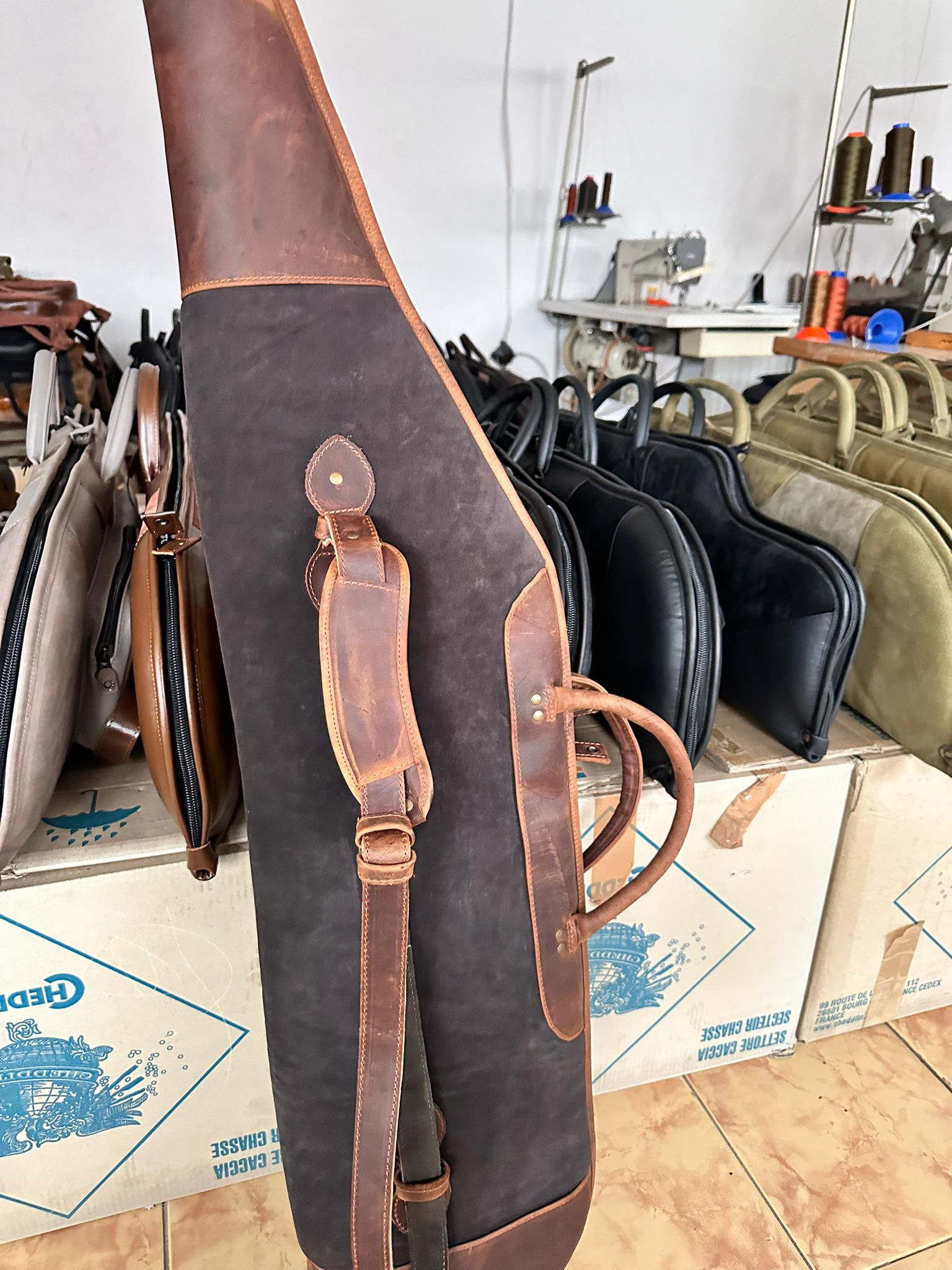 Leather Rifle Case – Deep Brown | Cedar Ridge Collection - Nobil Hunting